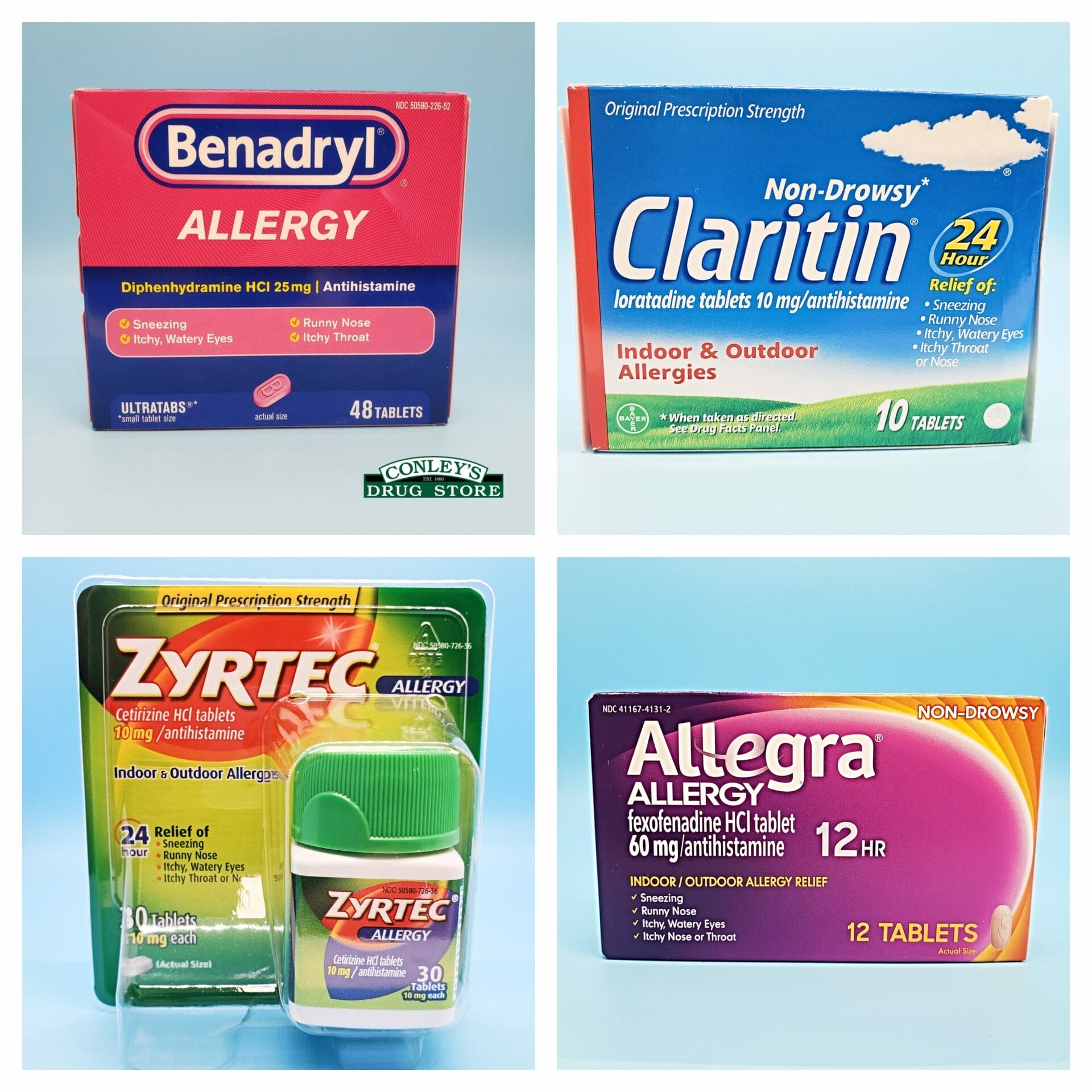 antihistamines – Conley's Drug Store Ipswich